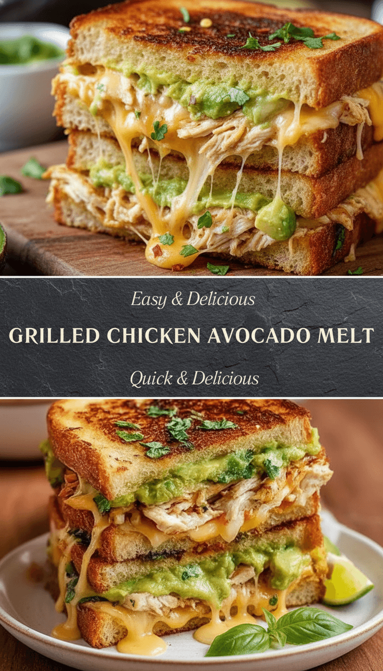 Chicken Avocado Melt Sandwich – optimalrecipes