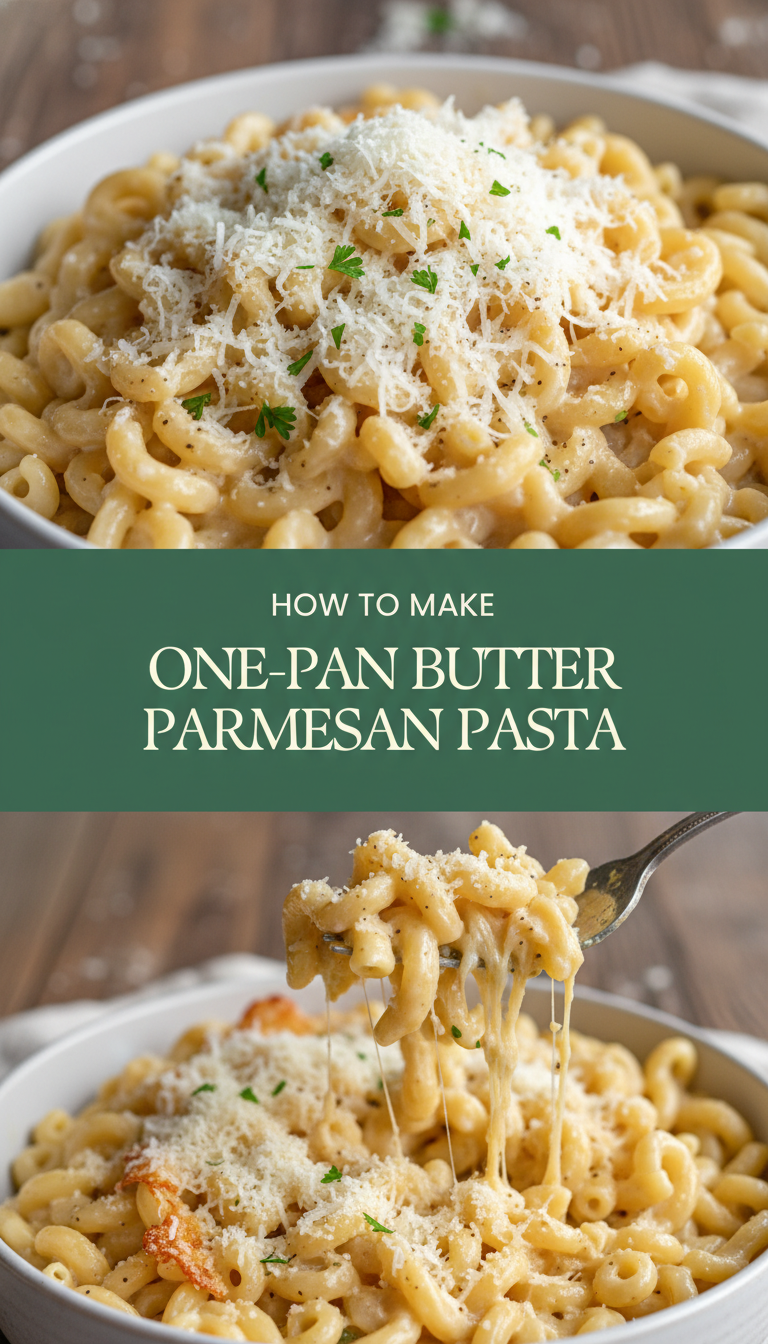 One Pan Butter Parmesan Pasta – optimalrecipes